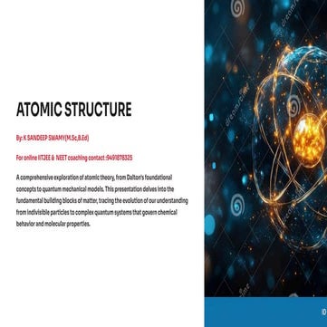 ATOMIC-STRUCTURE.pdf/class 11 chemistry/IITJEE AND NEET/By: K SANDEEP ...