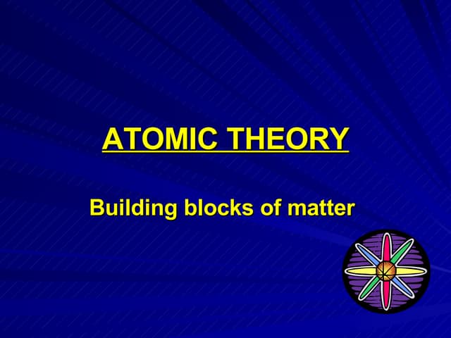 Models of the Atom | KEY