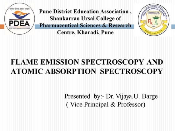 Flame emission spectroscopy | PPTX | Chemistry | Science