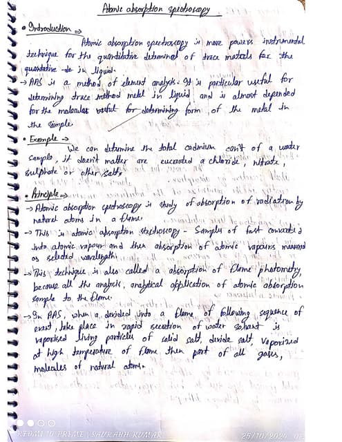 Colorimeter and Spectrophotometer Hand writing notes .pdf