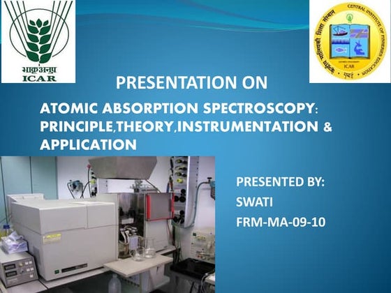 Atomic absorption spectroscopy | PPT