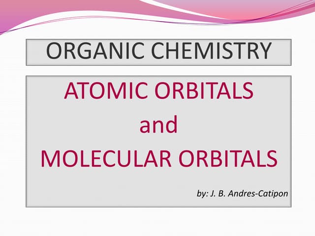 Molecular Orbital Theory (MOT) | PPTX