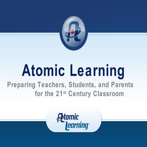 Atomic Learning NDLD presentation | PPT