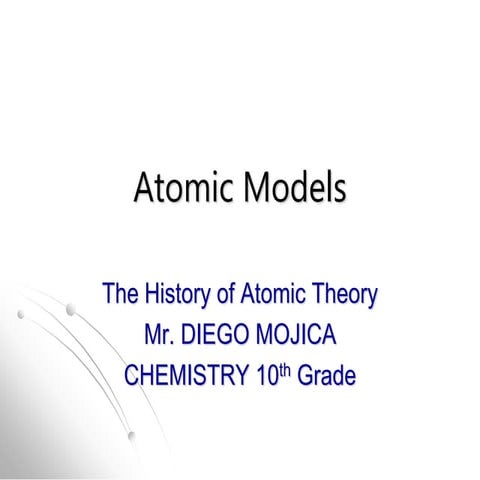 Atomic models.ppt