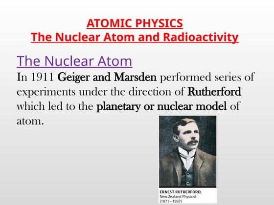 Types of radiation | PPTX | Physics | Science