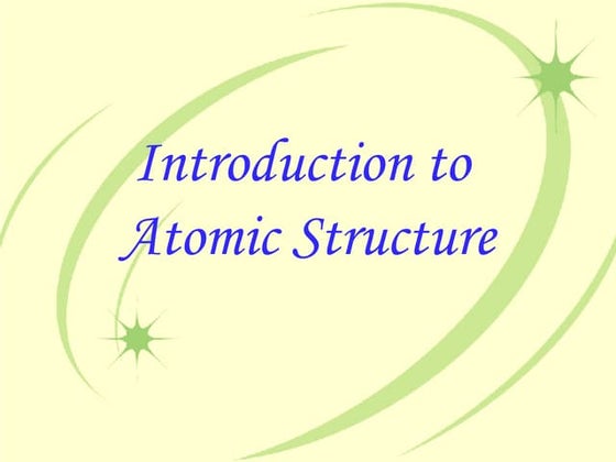 Atoms And Subatomic Particles | PPT