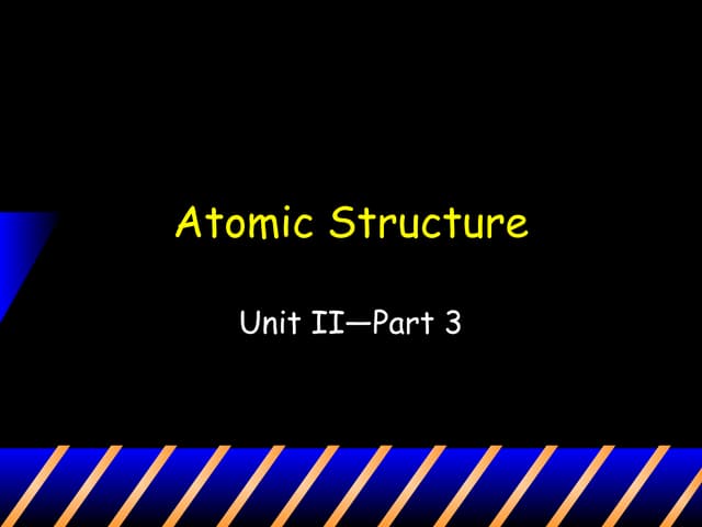 Atomic Structure- Lesson for Grade 7 students | PPTX