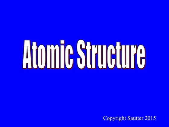 Grade 9, U1-L9-Atomic structure | PPT | Chemistry | Science