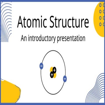The Atom. Chemistry********** | PPTX