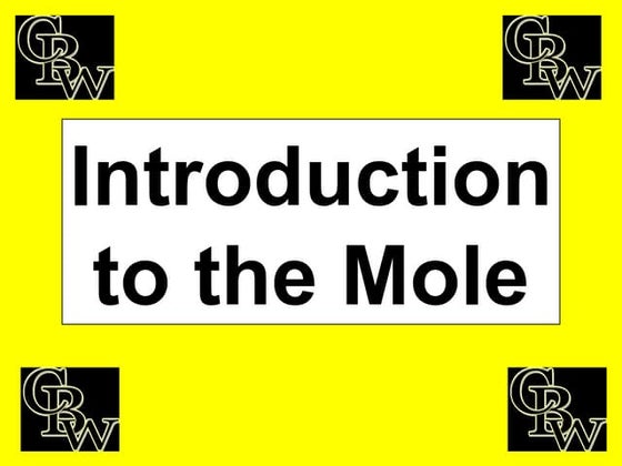 The mole (chemistry) | PPTX