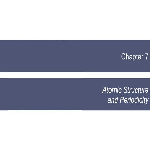 Atomic Structure and Periodicity | PPT
