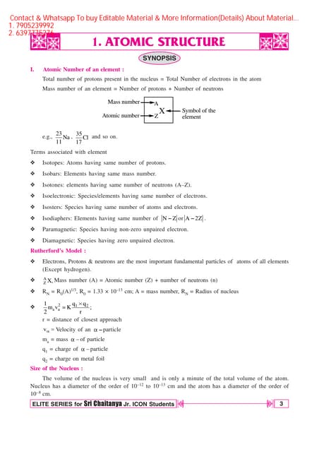 Timeline of atomic models | PPTX