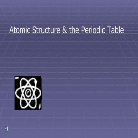 Atomic Structure and the Periodic Table | PPT