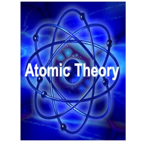 Atomic theory timeline | PPT