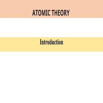 Dalton's Atomic Theory and Atomic Structure | PPTX