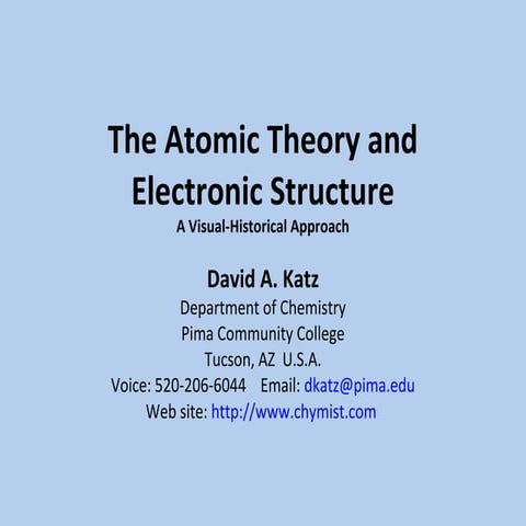 Atomic theory history | PPT