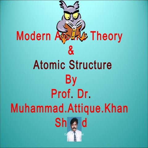 Modern Atomic theory | PPT