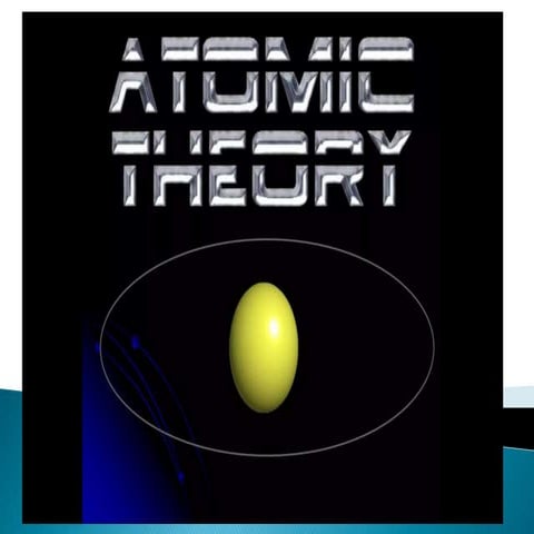 ATOMIC THEORY MODEL 1.pptx | Chemistry | Science