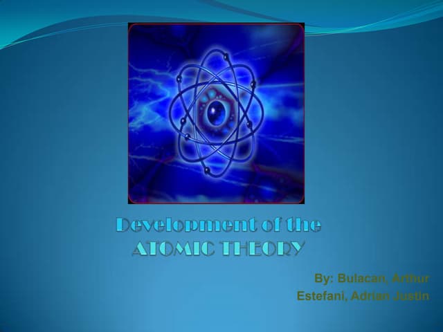Atomic theory | PPT