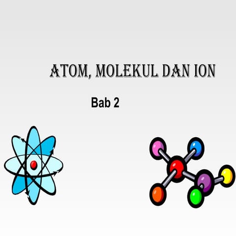 Atom,molekul dan ion | PPT