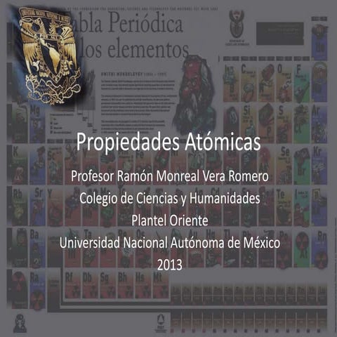 Composicion del atomo | PPTX | Chemistry | Science