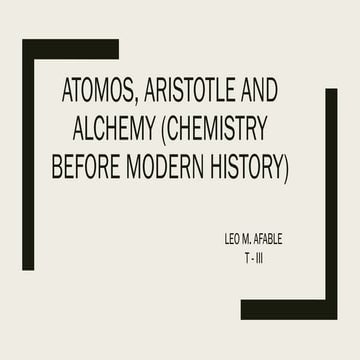 ATOMS AND ELEMENTS - PHYSICAL SCIENCE (PPT) | PPTX