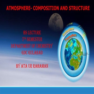 Atomoshpere Composition and strucure presentation | PPTX