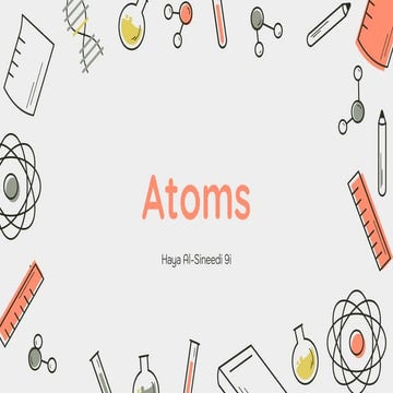 Atoms | PPTX