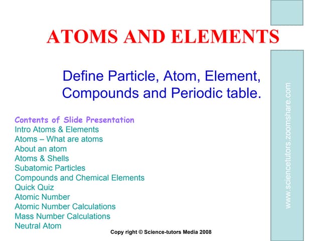 Molecules and its types | PPTX