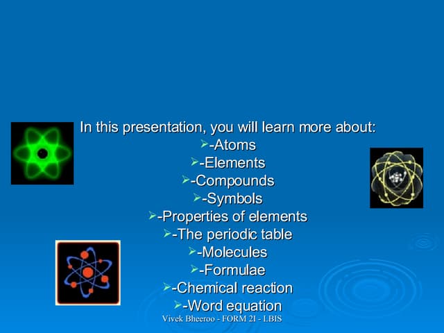 Elements and Compounds | PPT