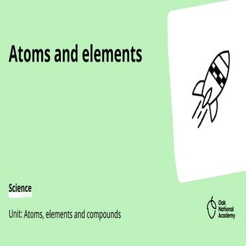 atoms and elements, compounds and molecules | PPTX
