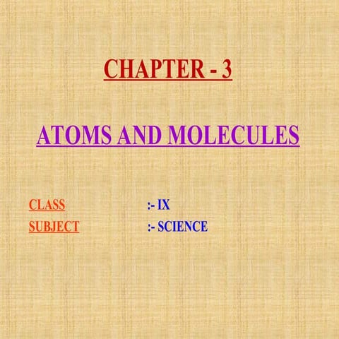Class 9th- Atoms and Molecules ( Prashant Kirad ).pdf
