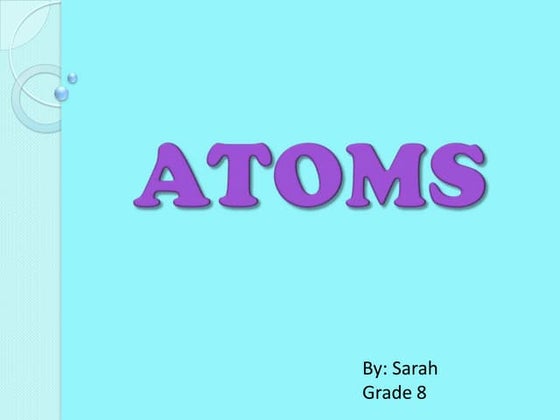 Atoms | PPT