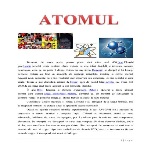 Atomul..... | PDF