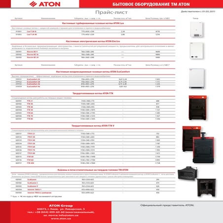 Aton prices-byt | PDF