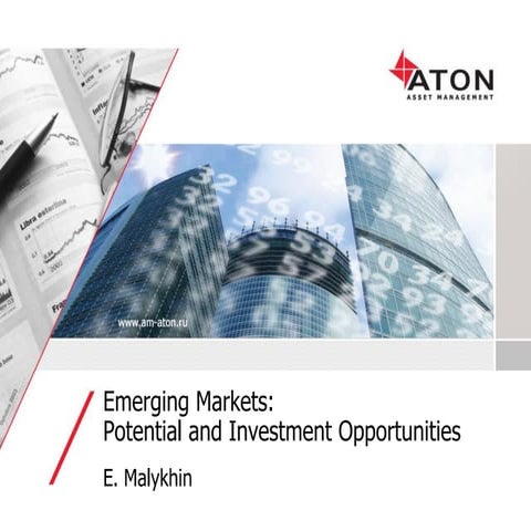 Emerging Markets: Potential and Investment Opportunities | PDF | Business | Business and Finance