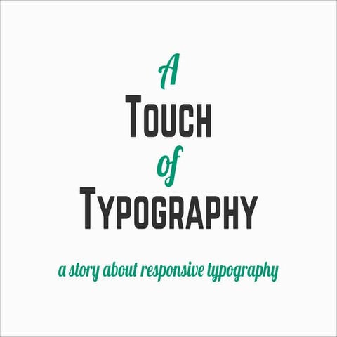 A touch of typography responsive typography | PDF | Desktop Publishing ...
