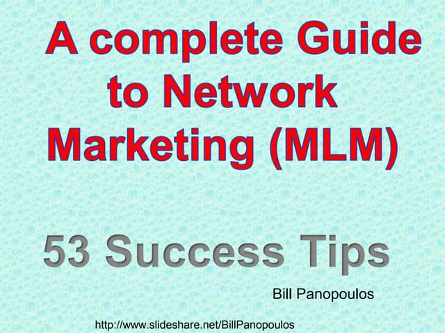 Attributes Of A Master Network Marketing (MLM) Prospector | ODP