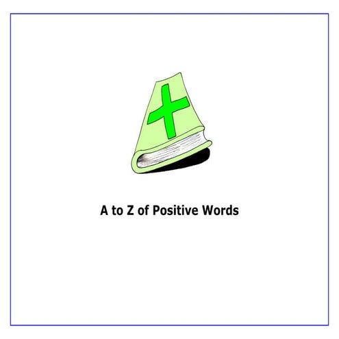 A to Z of Positive Words | PDF