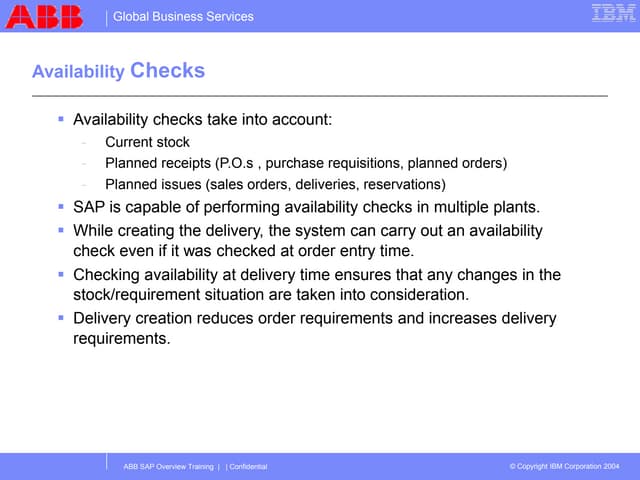 SAP Global Available to Promise (gATP) 101: Global Visibility vs ...