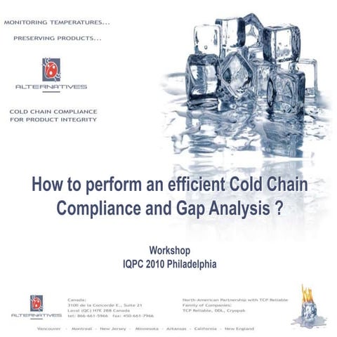 ATP-IQPCWorkshop_2010v2 Cadena de Frio gap | PPT