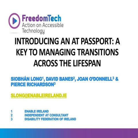 A.T. Passport AAATE2017 | PPT