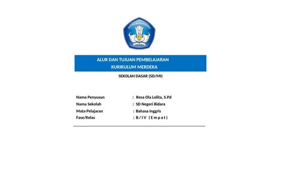 MODUL AJAR BAHASA INGGRIS KELAS 5 KURIKULUM MERDEKA.pdf