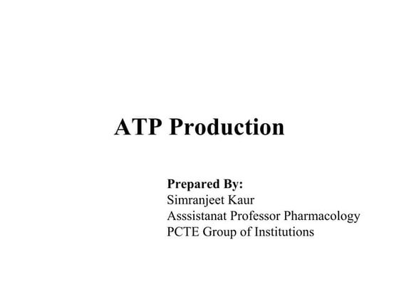 Hydrolysis of ATP | PDF | Chemistry | Science
