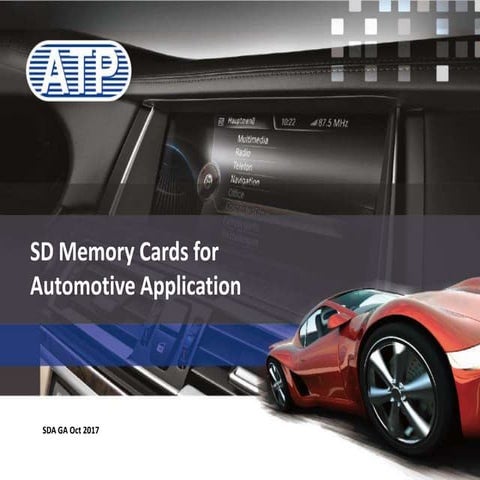 SD Memory Cards for Automotive Application by ATP Electronics | PPT