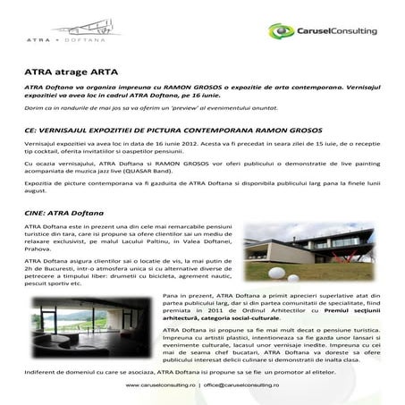 Atra Atrage Arta | PDF