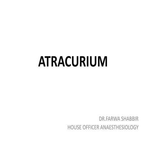 Atracurium | PPTX