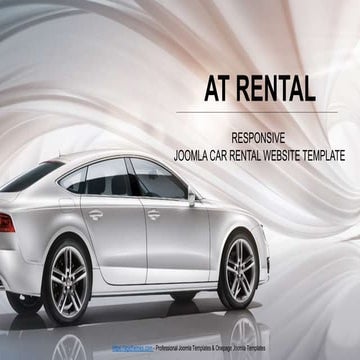 AT Rental – Responsive Joomla Car Rental Website template | PPTX
