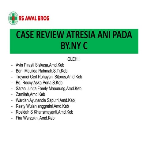 Atresia Rekti Atresia Ani | PPTX