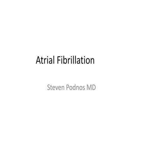 Atrial fibrillation | PPT